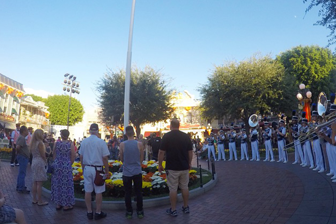 Disneyland Flag Retreat Ceremony - Mumpack Travel